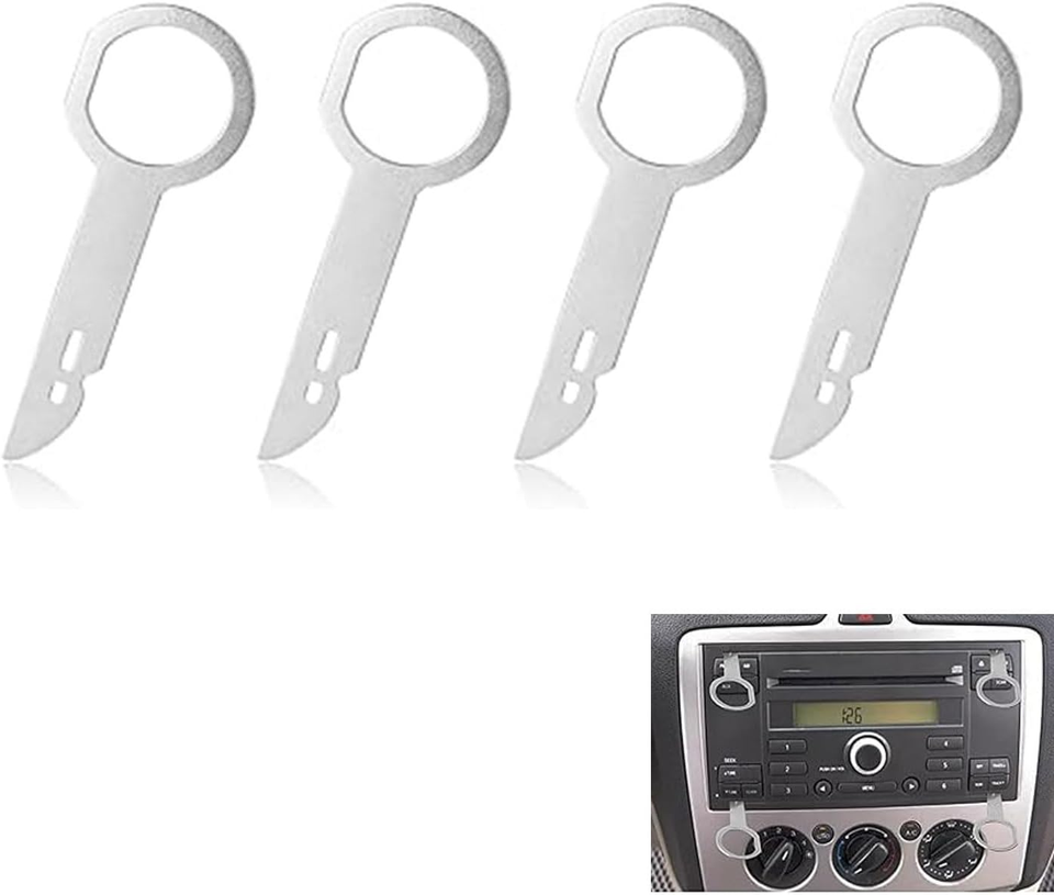 4Pack Radio Removal Tool Key, DIN Release Key Set Stereo Extraction ...