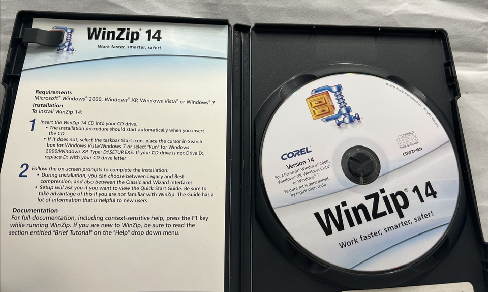 Corel WinZip 14 Pro - Corel - Compression Software - WIN CD ROM ...