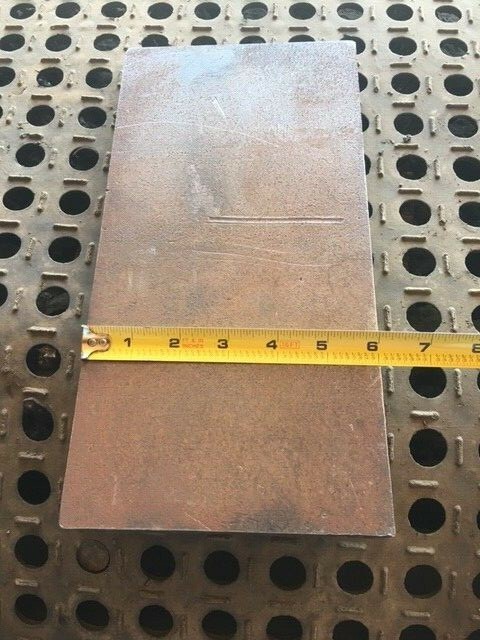 1 X 6 X 12" Steel Flat Bar Plate 1 " THICK Blacksmith Bench Plate ...