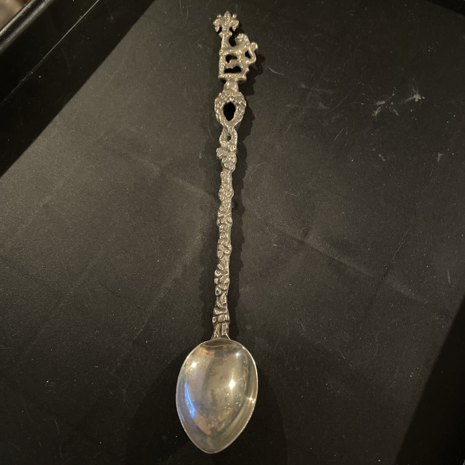 Souvenir Spoon Italy Ornate Design Lion | eBay