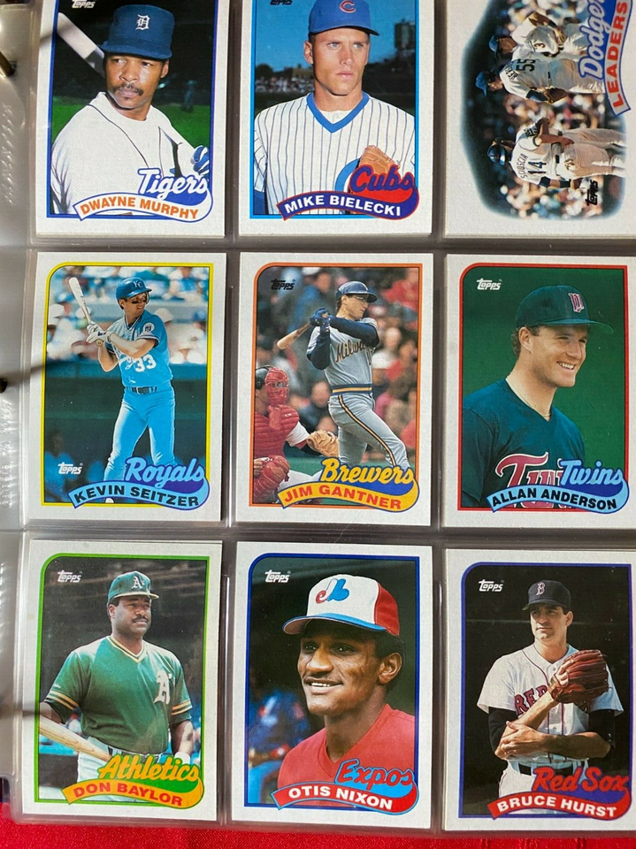 1989 Topps baseball complete Set 1-792 in Plastic Sheets | eBay