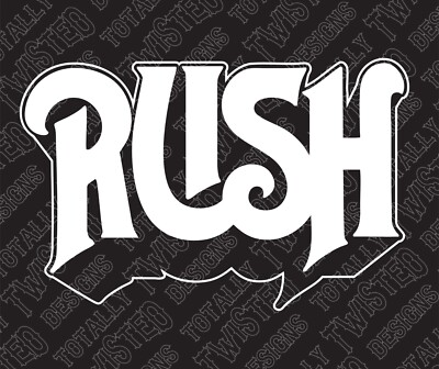 Rush vinyl decal sticker Car Truck Classic Rock Band Logo | eBay