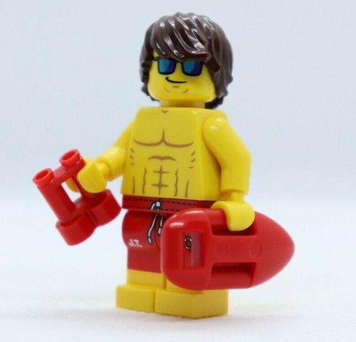Lifeguard Guy Series 12 LEGO® Minifigure Mini Figure Fig | eBay