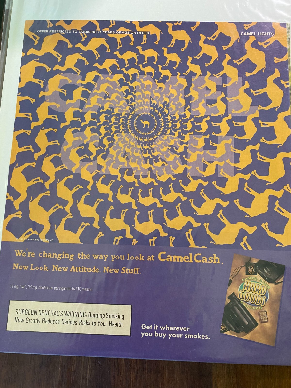 1995 Camel Cigarettes Camel Cash ad | eBay