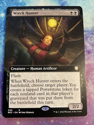 Wreck Hunter Extended Art x 1 Rare Commander: The Brothers' War Magic ...