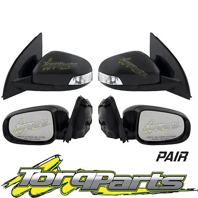 MIRRORS PAIR ELECTRIC SUIT FG FALCON WITH INDICATOR LIGHTS DOOR SIDE ...