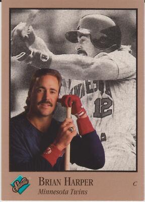 1992 Studio Brian Harper #204 Minnesota Twins Baseball | eBay