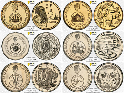 2016 $1 CHANGEOVER FULL SET PCGS GRADED AUSTRALIAN RARE COIN SET | eBay ...