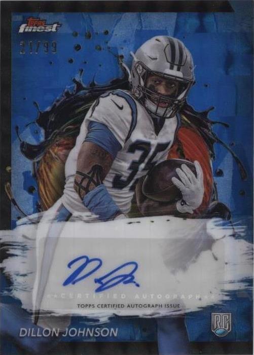 2024 Topps Finest - Rookie Finest Autographs Dillon Johnson #RFA-DJ ...