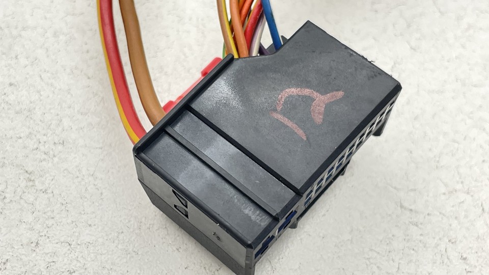 VW Audi Porsche Wiring Harness Plug Connector 12 Wire Pigtail OEM ...