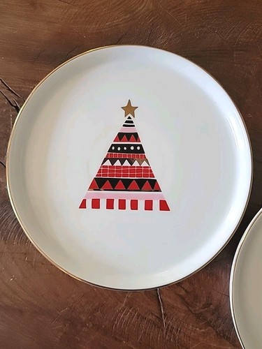 2 Target Project 62 Scandinavian Design Xmas Holiday Plates 7" Tree ...