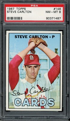 1967 Topps Baseball #146 Steve Carlton PSA 8 | eBay