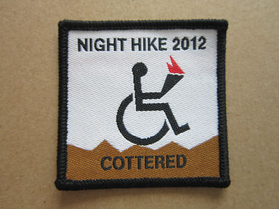 Night Hike 2012 Cottered Walking Hiking Cloth Patch Badge (L2K) | eBay UK