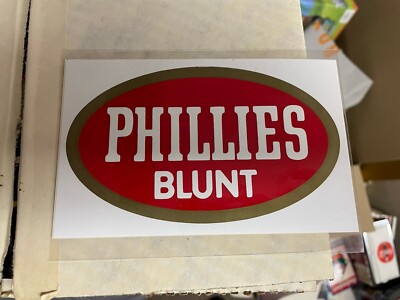 Phillies Blunt Decal/sticker smoker cigar weed Rare | eBay