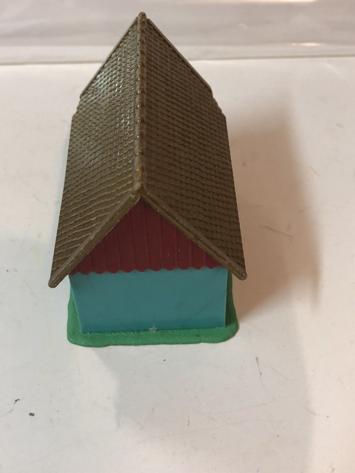 Small Miniature Building Model Train Accessories Blue | eBay