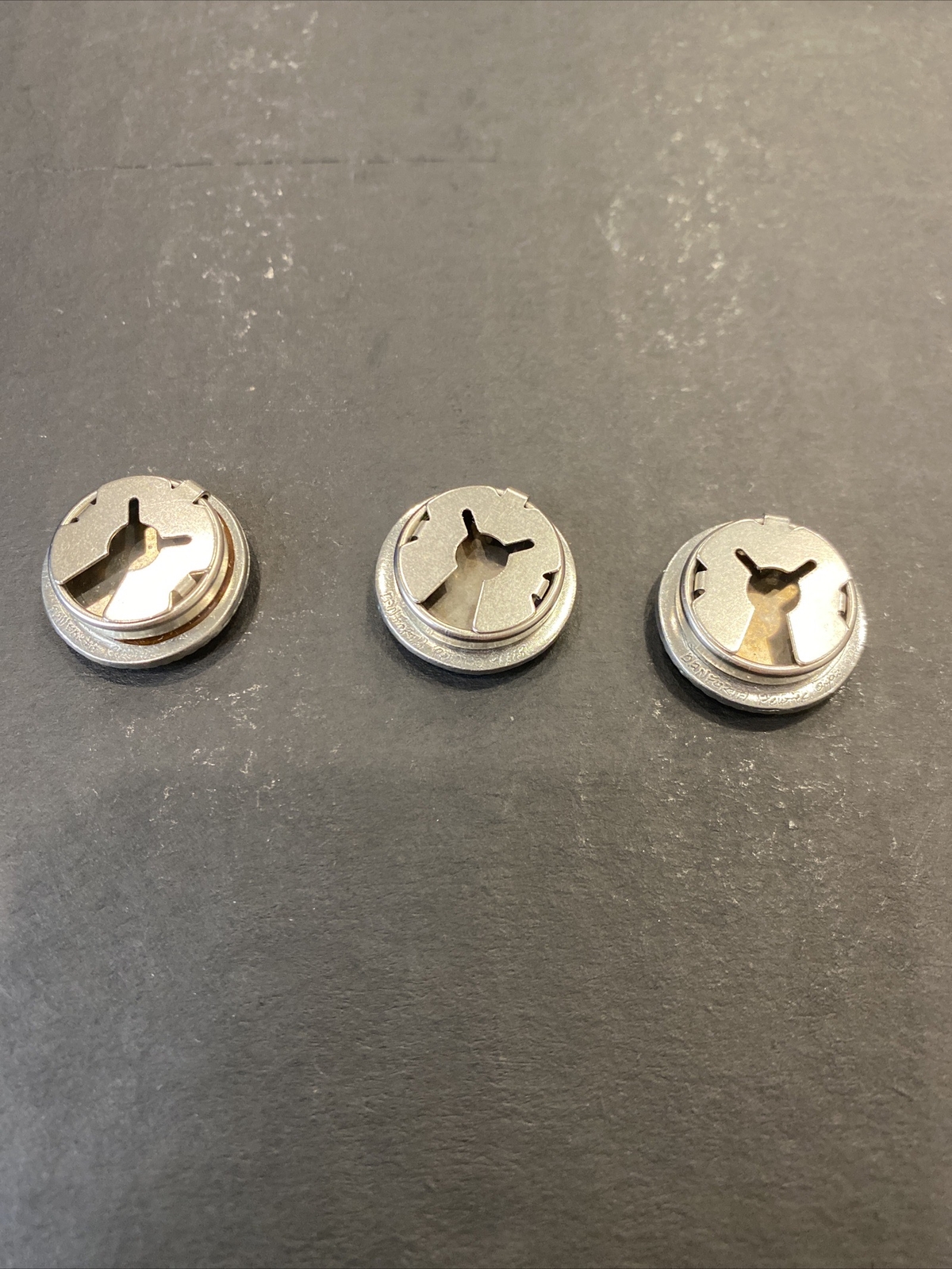 3 Metal Buttons Covers, Silver Tone /Country Western | eBay