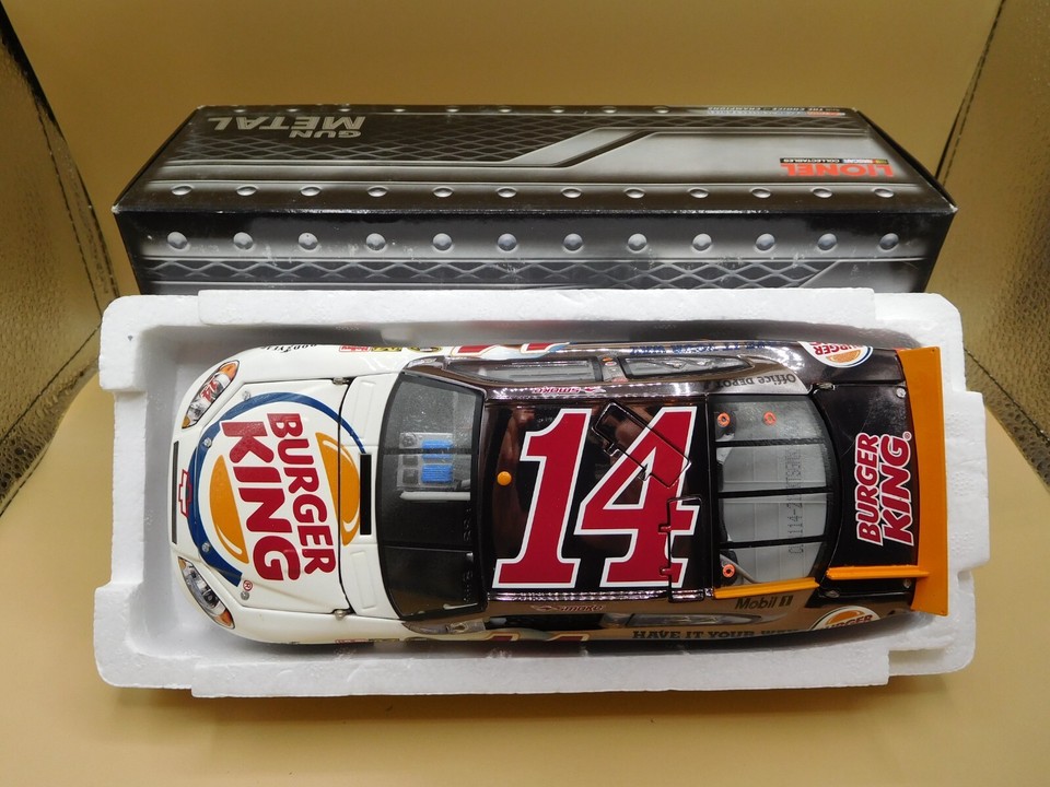2011 ACTION TONY STEWART # 14 BURGER KING GUN METAL #79/104 1/24 SCALE ...