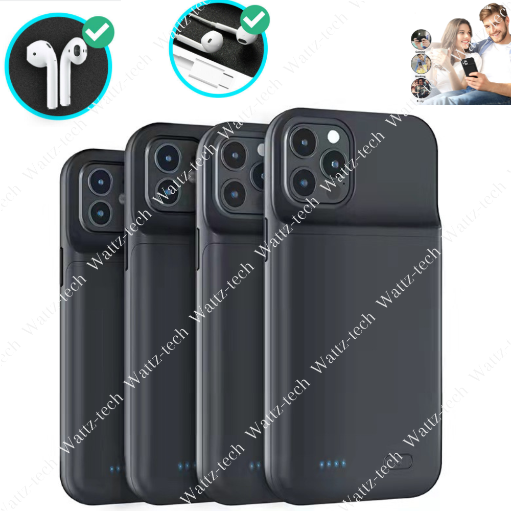 6800mAH Battery Charger Case Power Bank Cover For iPhone 11 12 13 14 ...