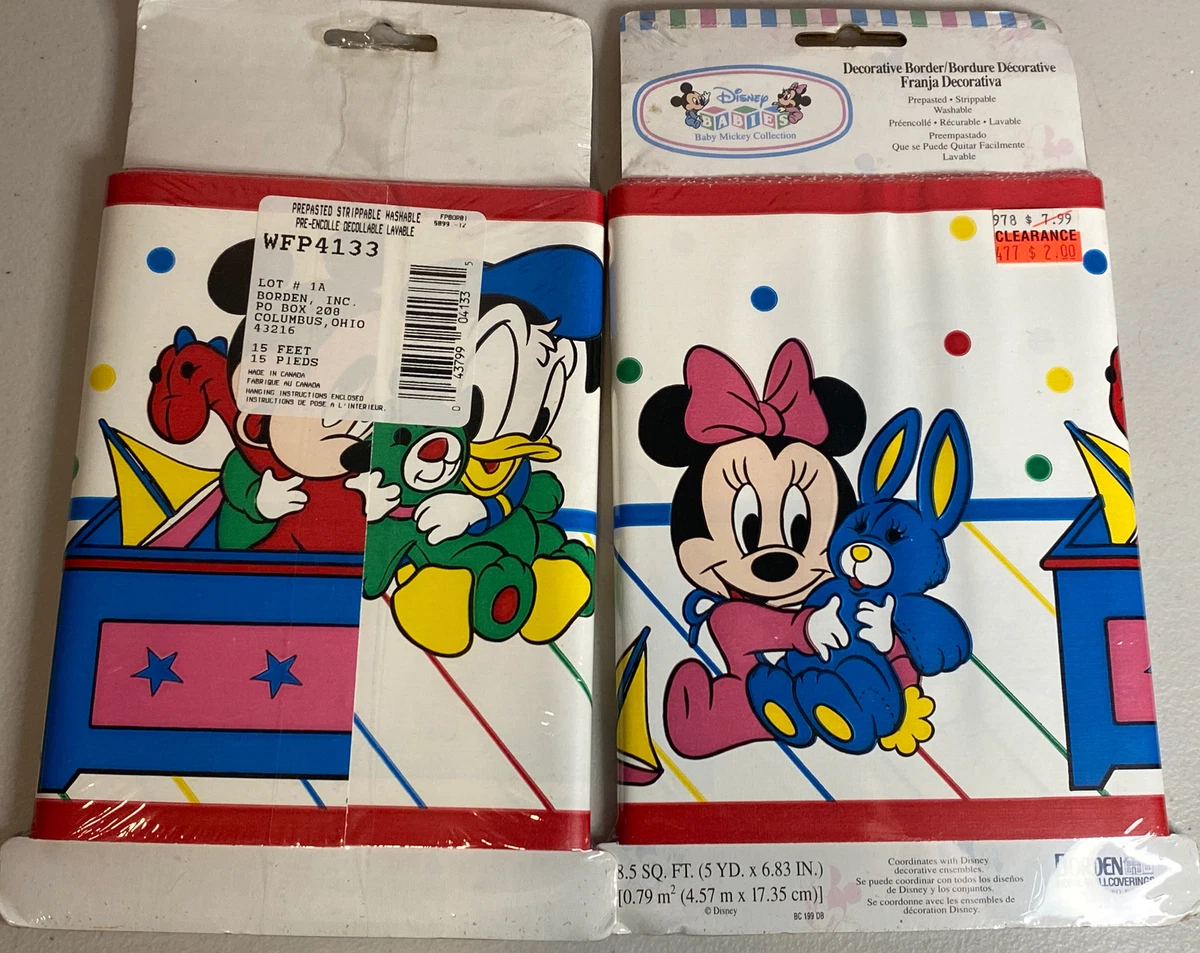 Baby Mickey Mouse Wallpaper Border