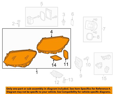 MERCEDES OEM 20-21 C300 Front Lamps Headlamp Components-Headlamp Assy ...