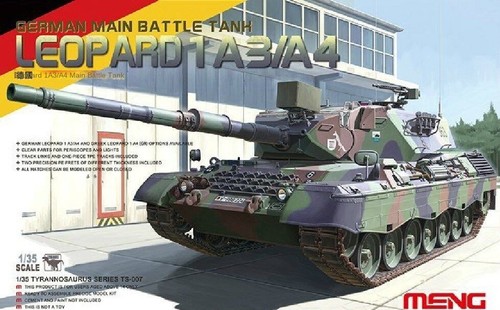 Meng TS-007 Model 1/35 German Main Battle Tank Leopard 1A3/A4 Brand New ...