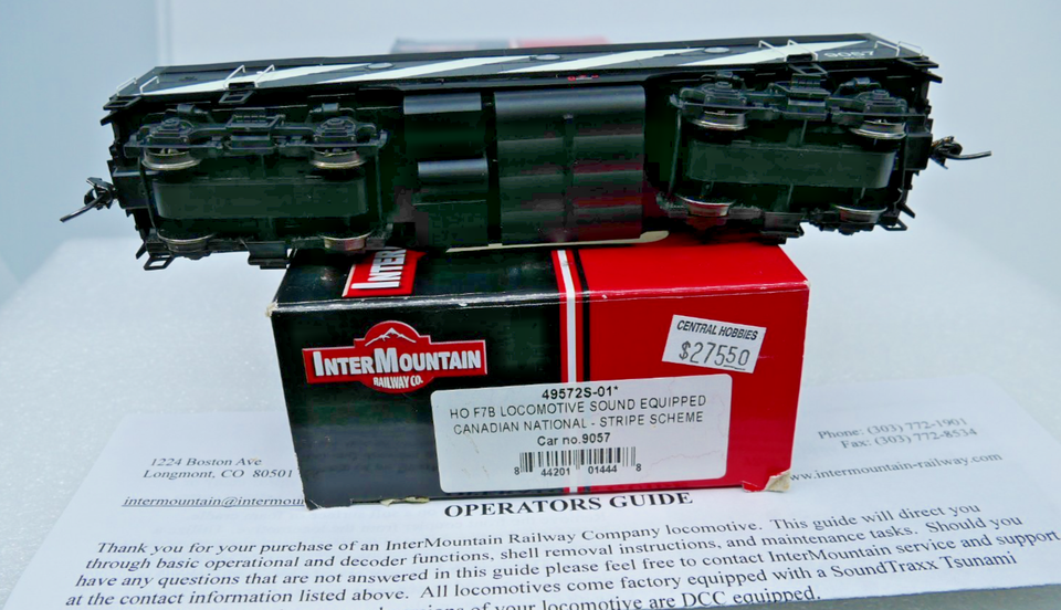 Intermountain 49572S-01 HO Canadian National CN F7 B 9057 DCC Tsunami ...
