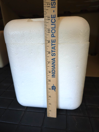Styrofoam Shipping Box Insulated Cold Container Fish Bait Cooler Food ...