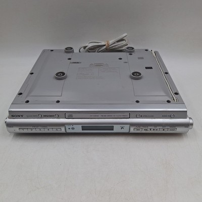 Sony ICF-CDK50 Under Cabinet CD Player Kitchen Clock Radio. No Remote ...