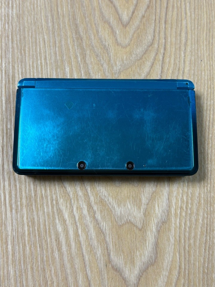 Very Good Nintendo 3DS Aqua Blue Console Excellent Screen Color Japan ...