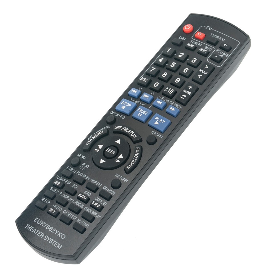 EUR7662YX0 Replace Remote for Panasonic Home Theater SC-PT950 SC-PT953 ...