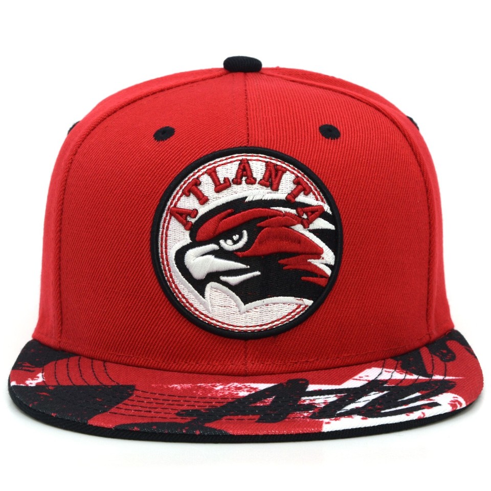 Atlanta New Leader Downtown ATL Bird Falcon Head Adjustable Snapback ...