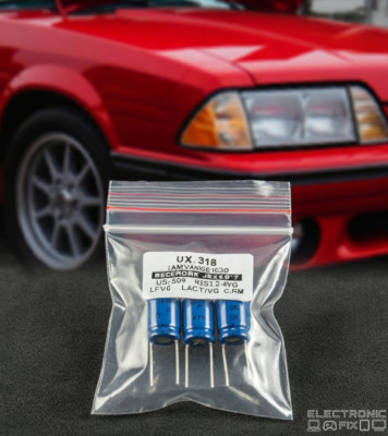 Capacitor Repair Kit 89-93 Mustang Fox Body 5.0 PCM ECU 125c° Made In ...