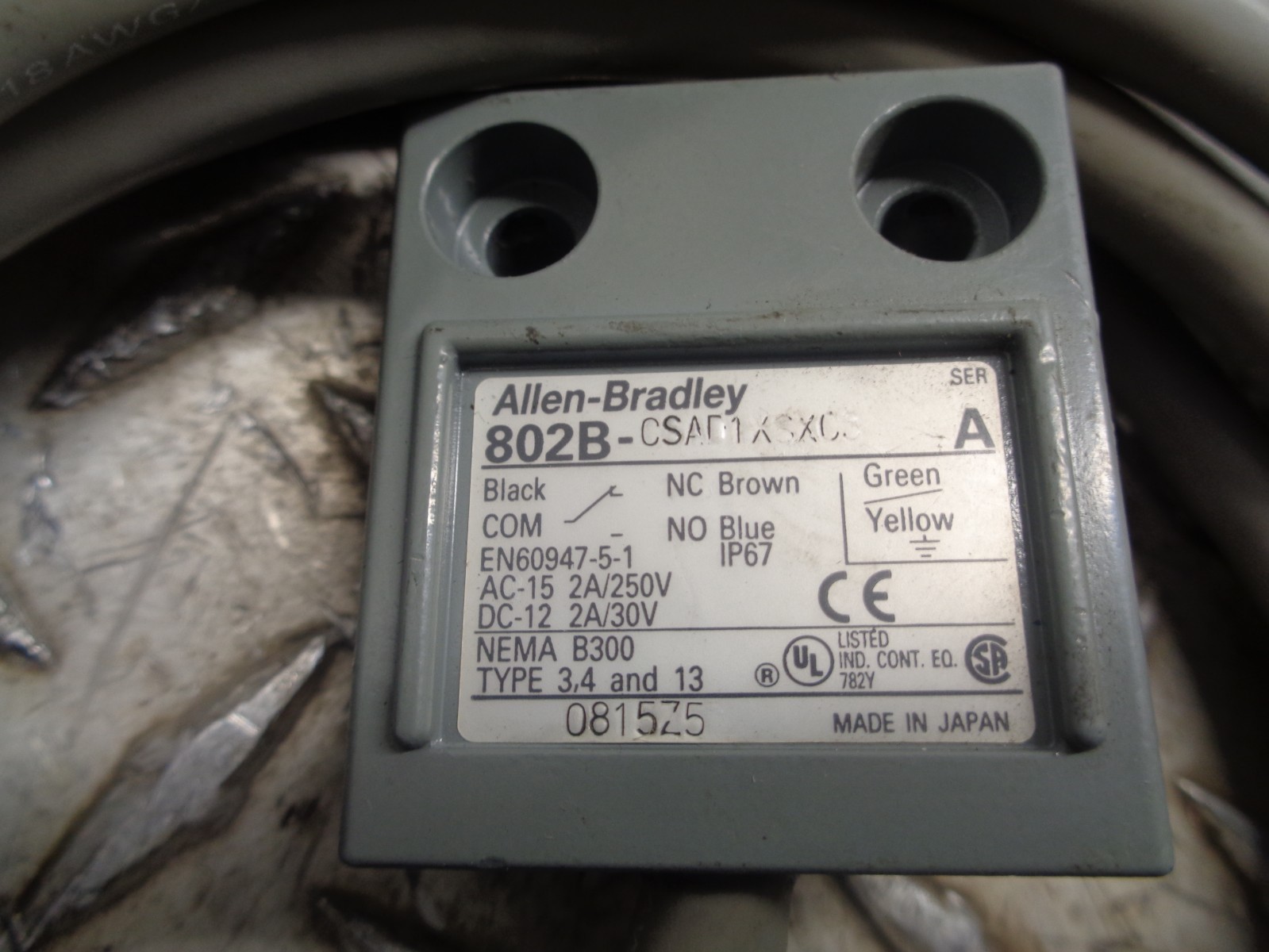 ALLEN BRADLEY 802B-CSAD1XSXC3 COMPACT LIMIT SWITCH | eBay