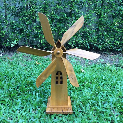 Small Wooden Windmill for Home Decor, Souvenir | eBay