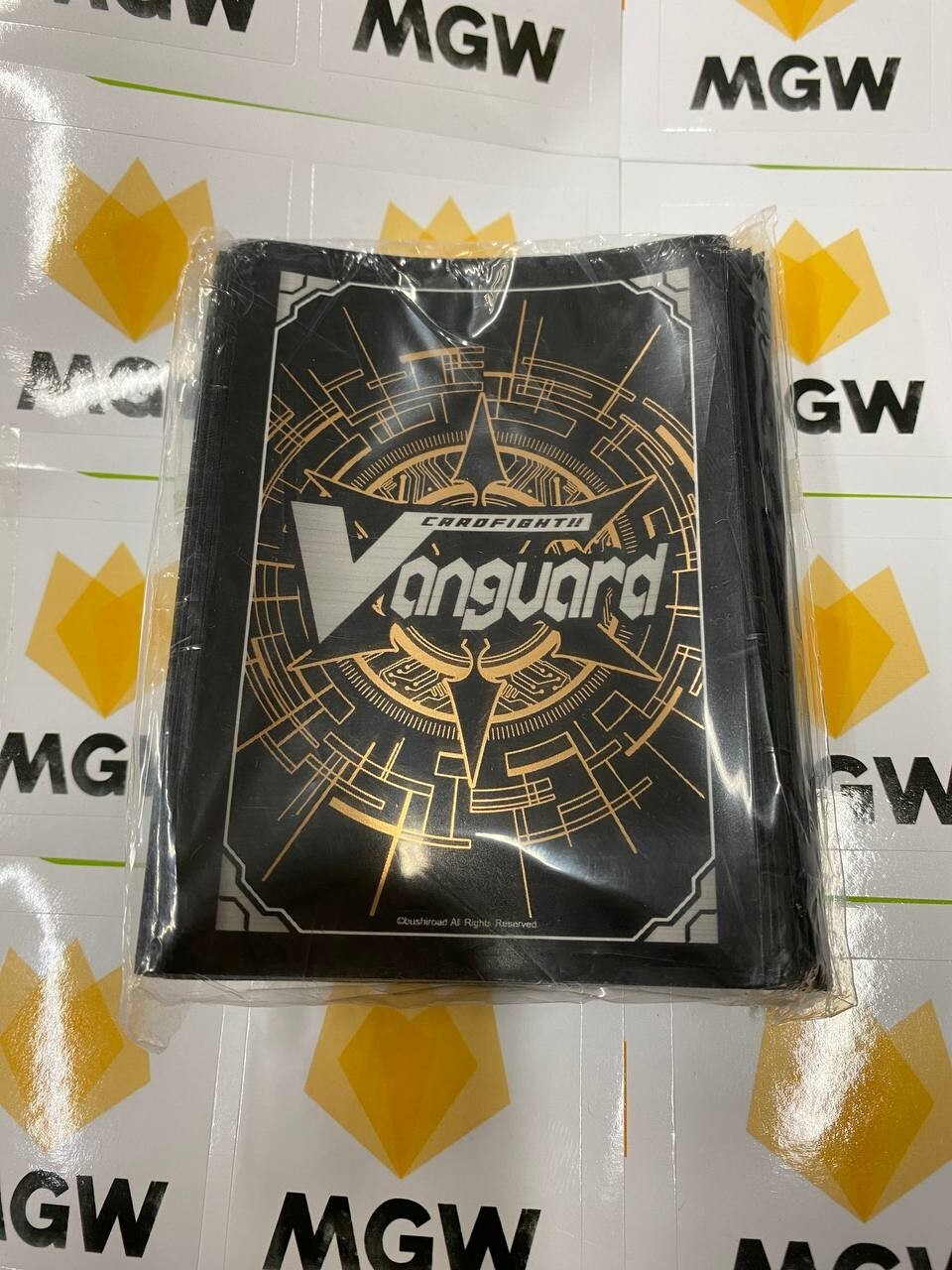 Cardfight Vanguard Logo Gold Circle Promo Sleeves 53ct x1 Pack BN | eBay