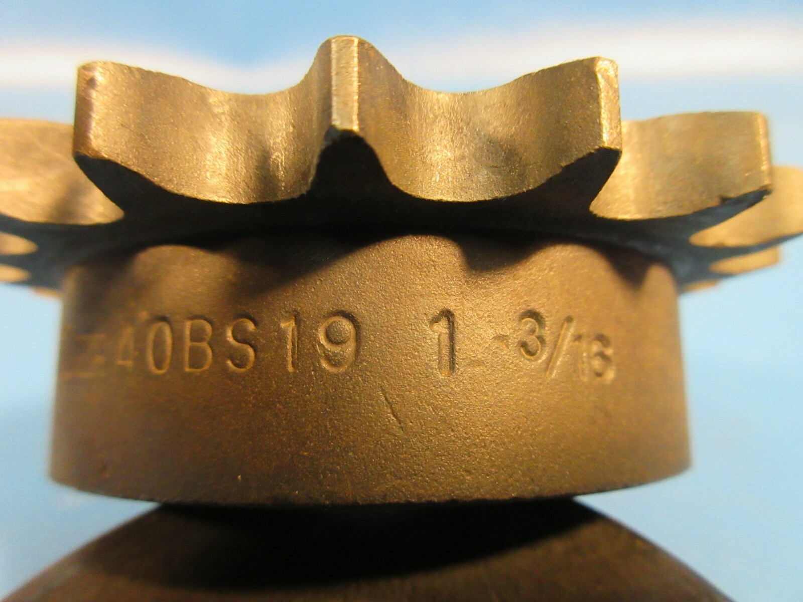Martin Finished Bore Sprocket 40BS19 1 3/16" Bore, 40 Chain, 19 Teeth ...