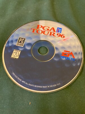 PGA Tour 96 Golf Vintage Game EA Sports PC CD ROM for Windows 95 (DISC ...