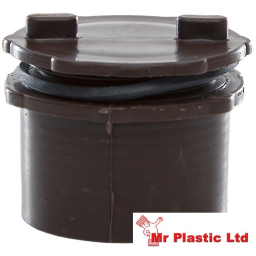 Polypipe 40mm Push Fit Waste Pipe Fittings in Brown (actual size 41mm ...