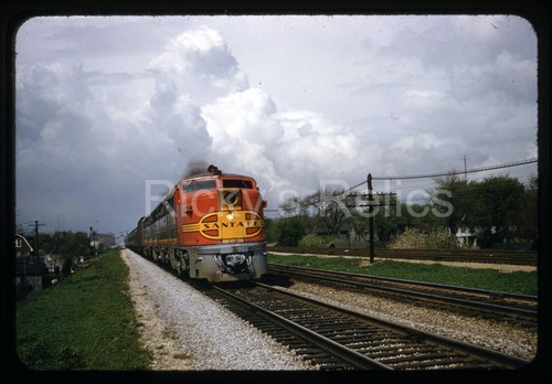 Original Slide ATSF Alco PA1 Santa Fe 1950’s RBK Action | eBay