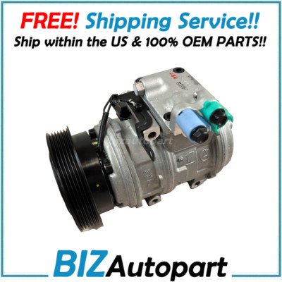 GENUINE AC COMPRESSOR & CLUTCH for 05-09 TUCSON 05-10 SPORTAGE 2.7L ...