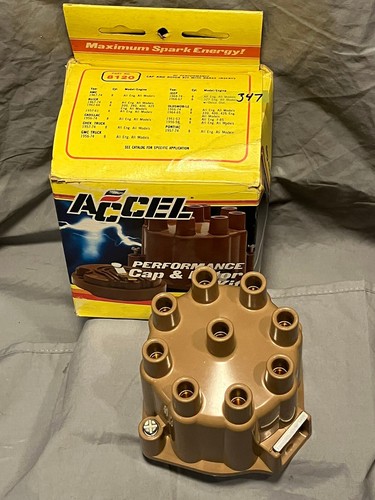 Accel 8120 Distributor Cap AMC/GM V8 CAP ONLY NO ROTOR NOS New Old ...