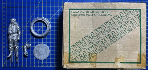 BARTON MINIATURES BM/K4 - FIGHTER PILOT ROYAL AIR FORCE 1940 - 90mm ...