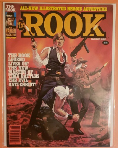 THE ROOK #9 ~ VF+ 1981 WARREN MAGAZINE ~ BOB LARKIN COVER ~ ALFREDO ...