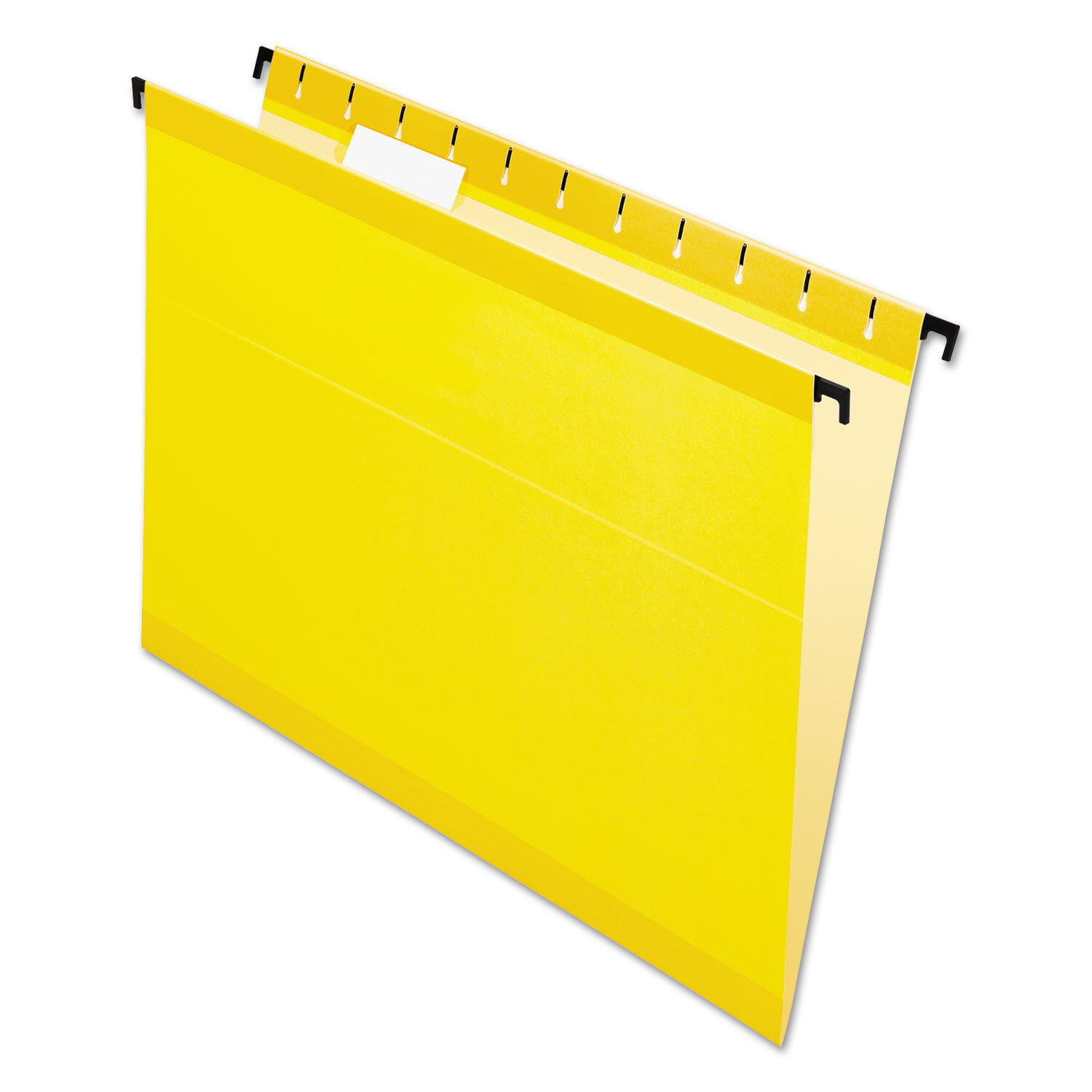 Pendaflex Poly Laminate Hanging Folders, Letter, 1/5 Tab, Yellow, 20 ...