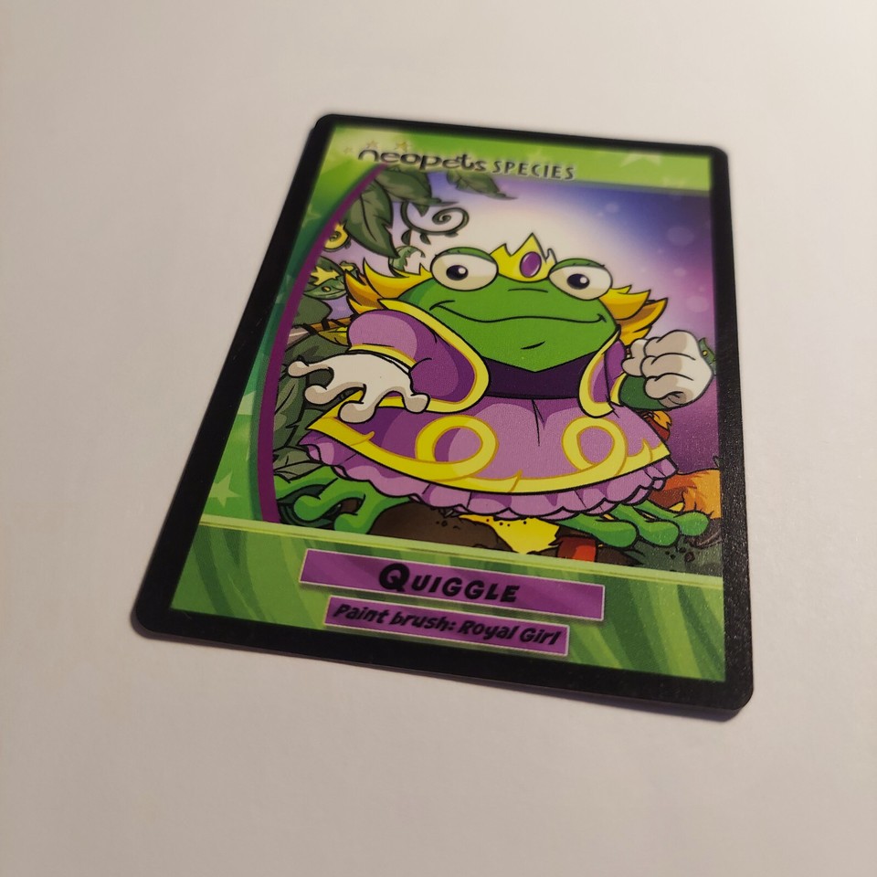 Neopets Enterplay Trading Card Fun Pak Single #35 Royal Girl Quiggle ...