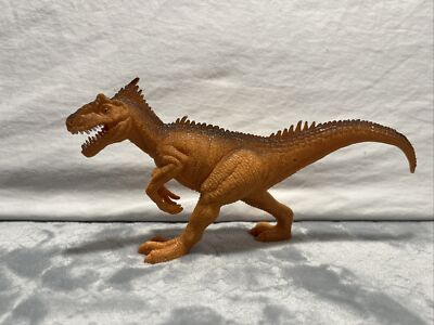 Boley Acrocanthosaurus Dinosaur Toy Figure TM04 Oct20 Rare 8" long PVC ...
