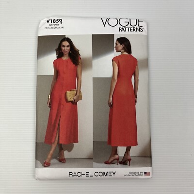 Vogue Pattern - V1859 - Misses' Dress with A, B, C, D cup sizes Factory ...