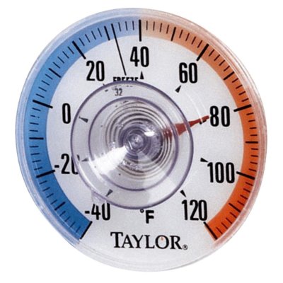 (2 Pack) Taylor Stick-on Dial Window Thermometer | eBay