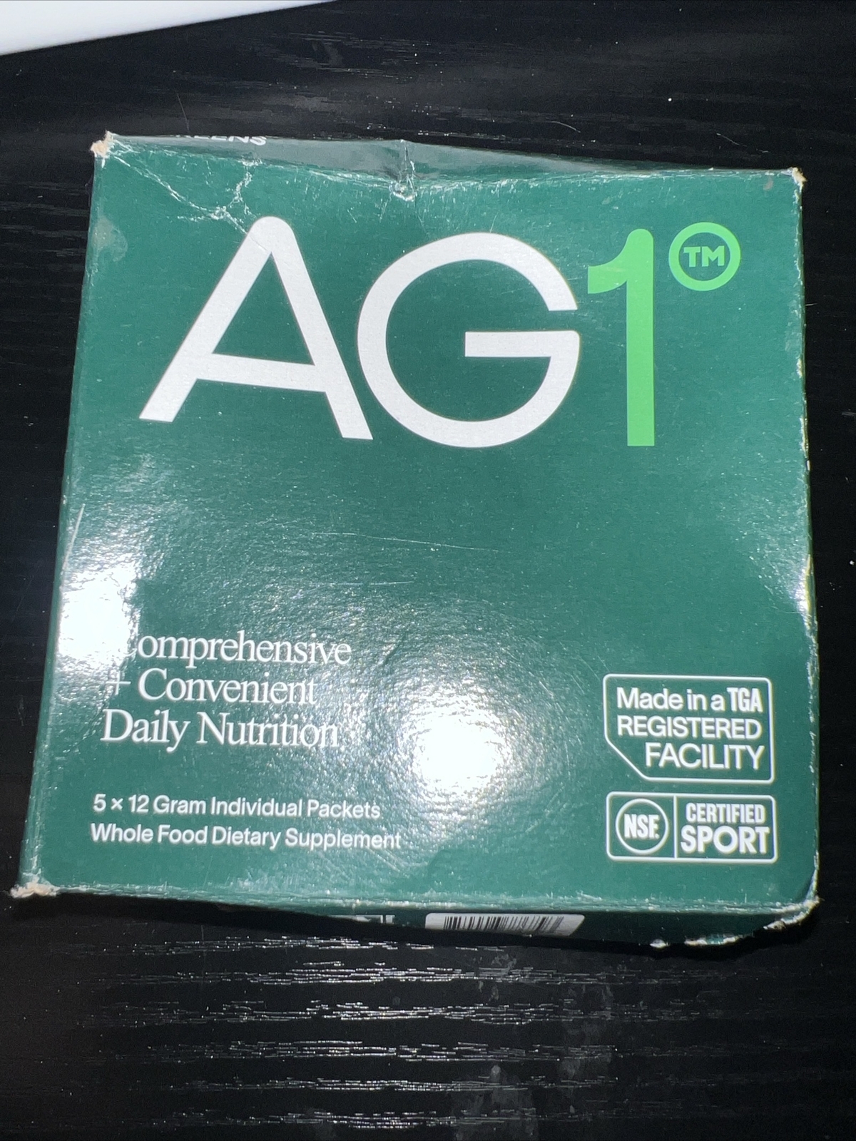 AG1 Athletic Greens - 5 Single Serving Powder Supplement Travel Packets ...