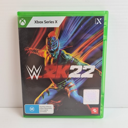 WWE 2K22 Xbox One Series X Microsoft PAL XB1X Rey Mysterio M 2K Sports ...